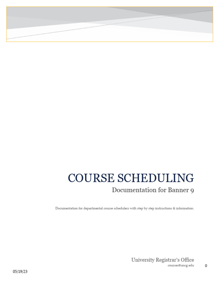 Course Scheduling Documentation | PDF | Software Engineering | Software