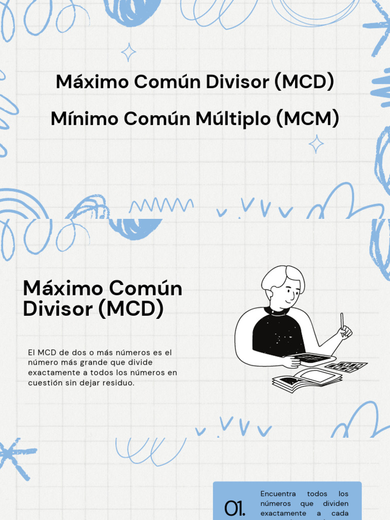 MCD y MCM | PDF