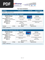 Weekly Flight Schedule for UNHAS DRC | PDF | Aviation
