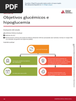 METAS DE GLUCEMIA SEGUN ADA 2025 | PDF | Diabetes | Hipoglucemia