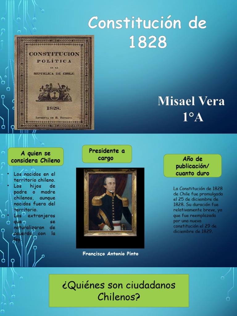 ppt constitucion 1828 | PDF | Chile | Constitución