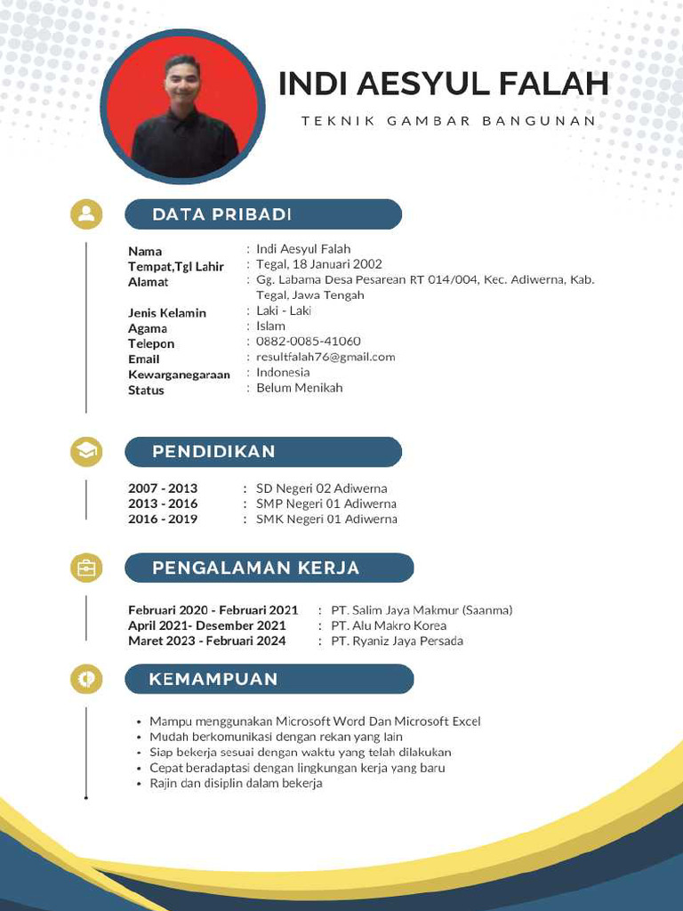 CV - Indi Aesyul Falah1 - 11zon | PDF