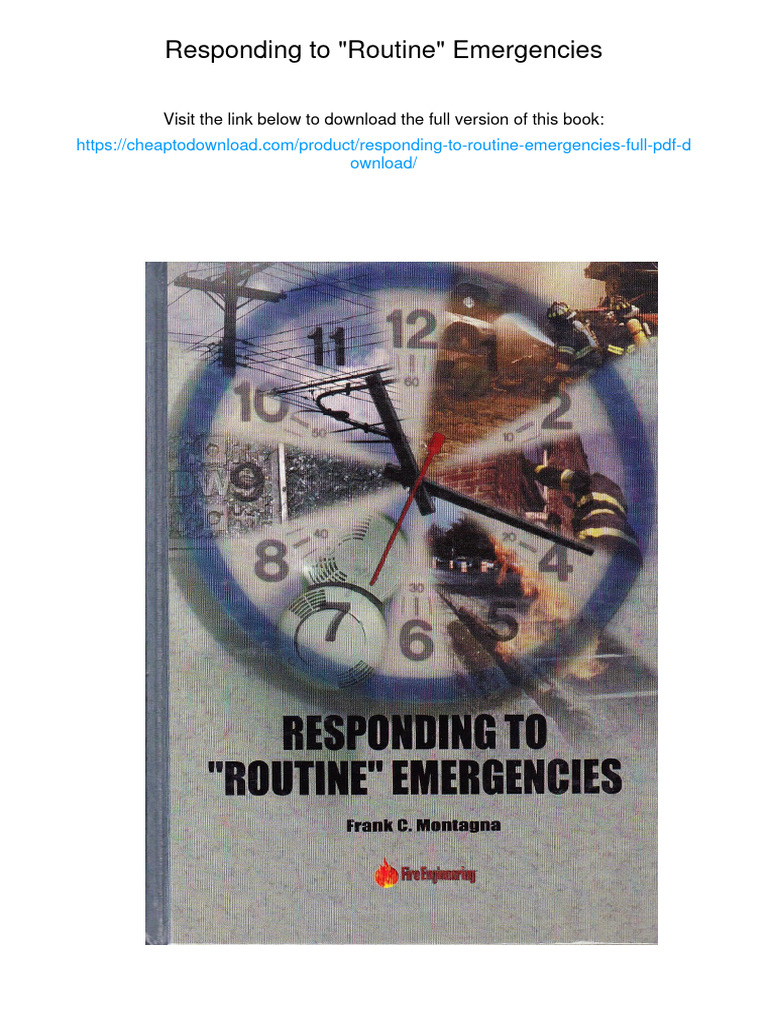 Responding To "Routine" Emergencies. ISBN 0912212810, 978-0912212814 ...