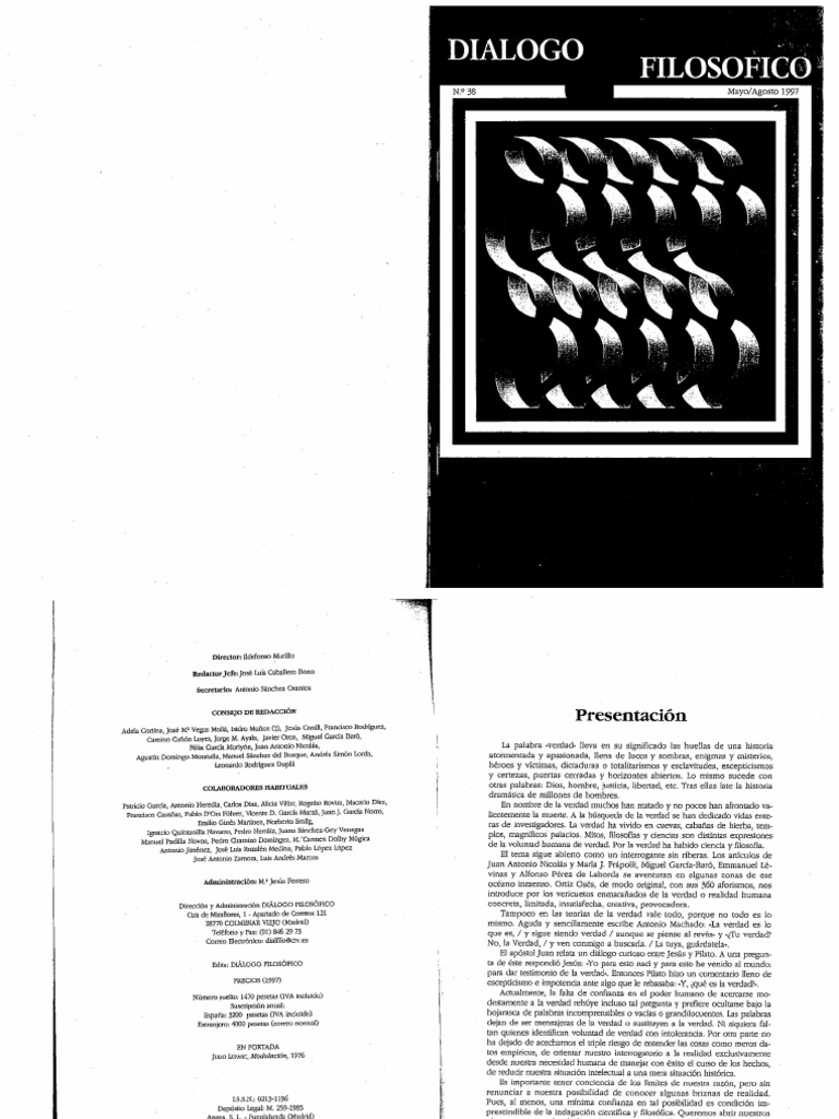 Diálogo Filosófico | PDF