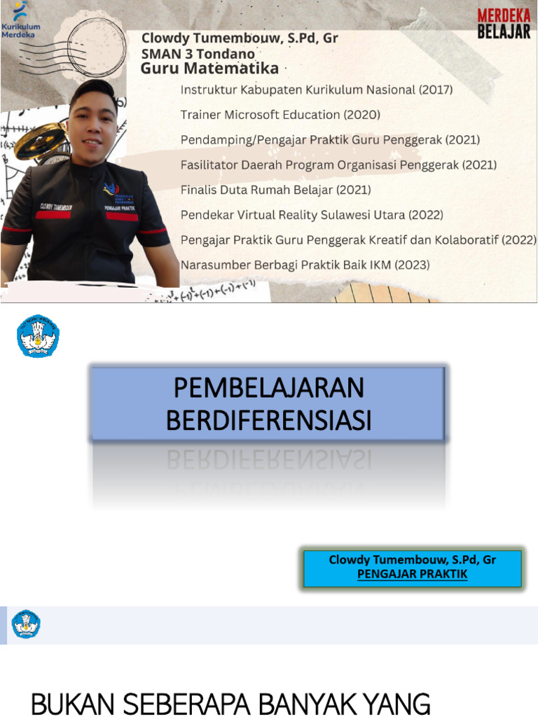 Pembelajaran Berdiferensiasi | PDF | Karier & Perkembangan | Kesehatan Holistik