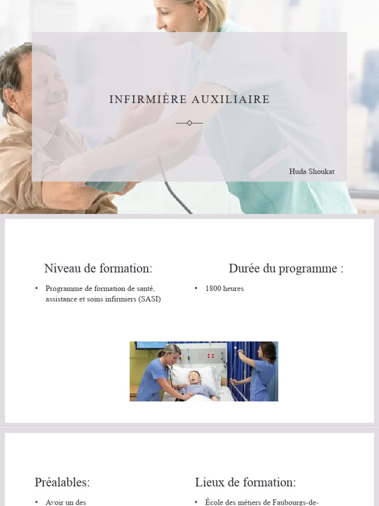 Présentation Infirmière | PDF
