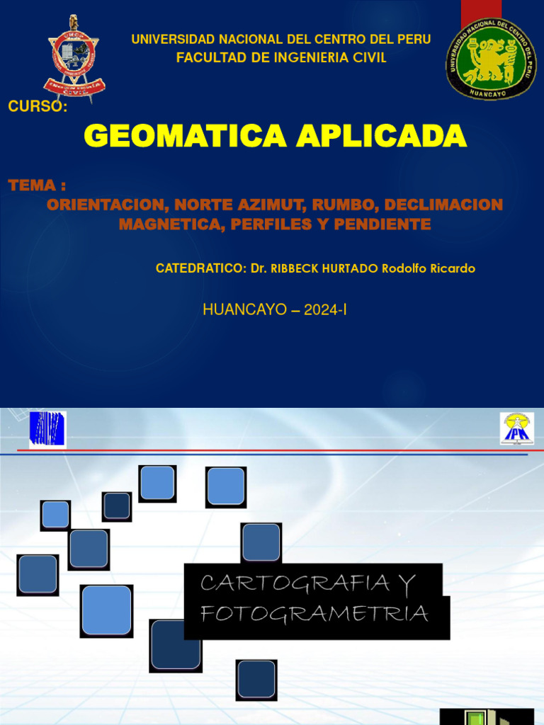 05.00 Orientacion, Norte Azimut y Rumbo | PDF | Azimut | Magnetismo