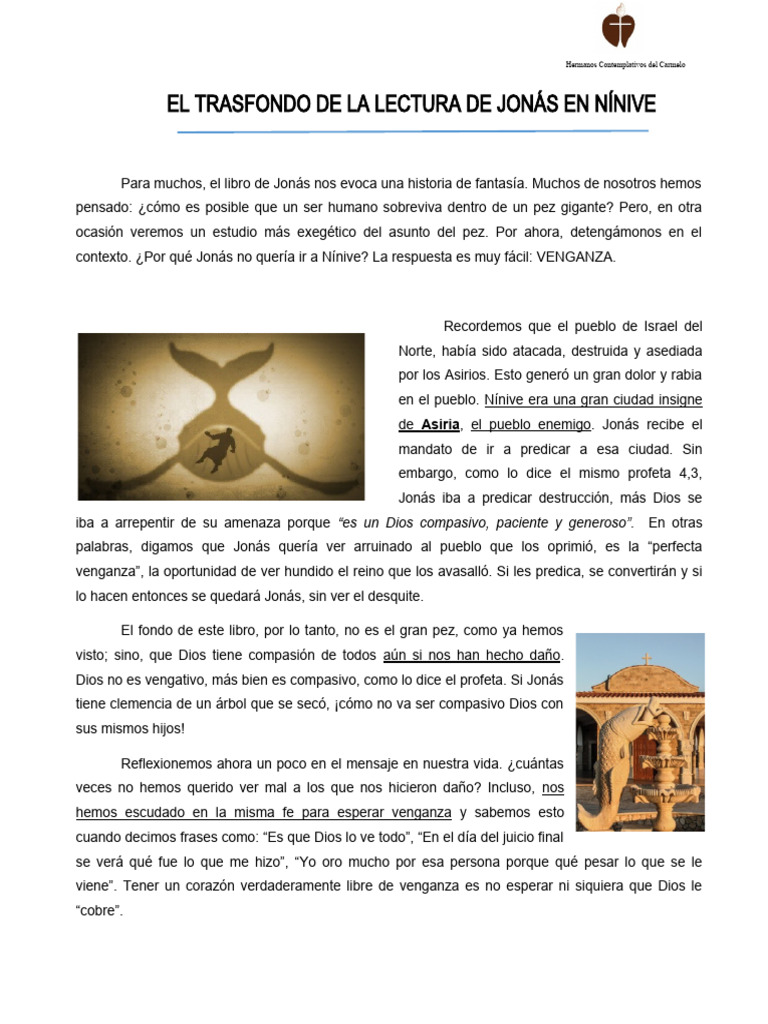 Exégesis Jonás | PDF | Jonás