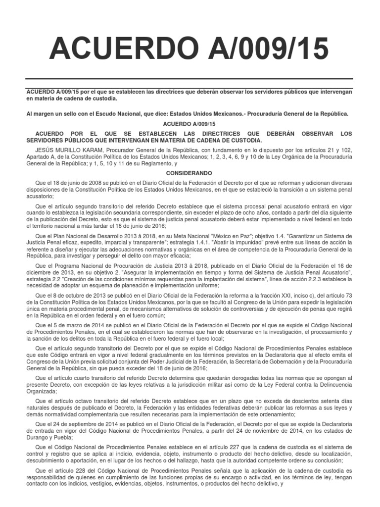 ACUERDO | PDF | Federación