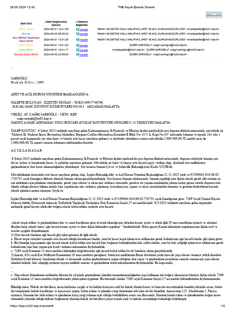 İzzetti̇n Doğan Afad | PDF