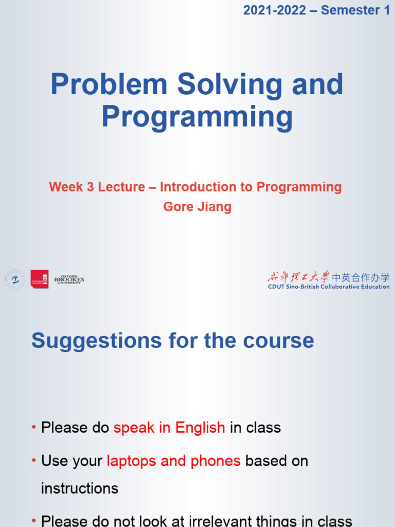 2021 PSP Week 3 Introduction Programming Lecture New | PDF | Computer ... 2021 PSP Week 3 Introduction Programming Lecture New | PDF | Computer ...