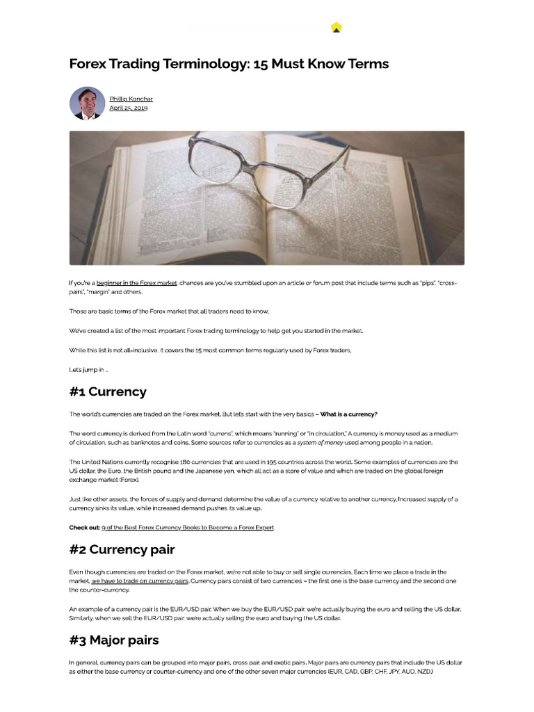 Forex Trading Terminology | PDF