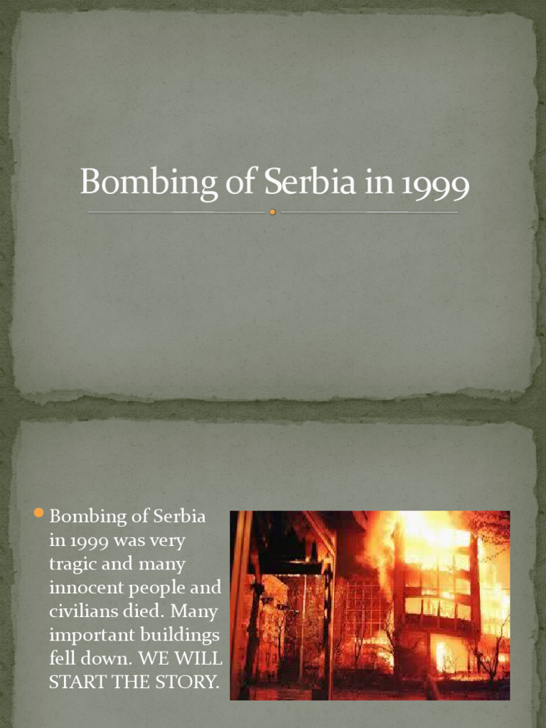 1999 Serbia Bombing: Impact and Aftermath | PDF | Serbia | Kosovo