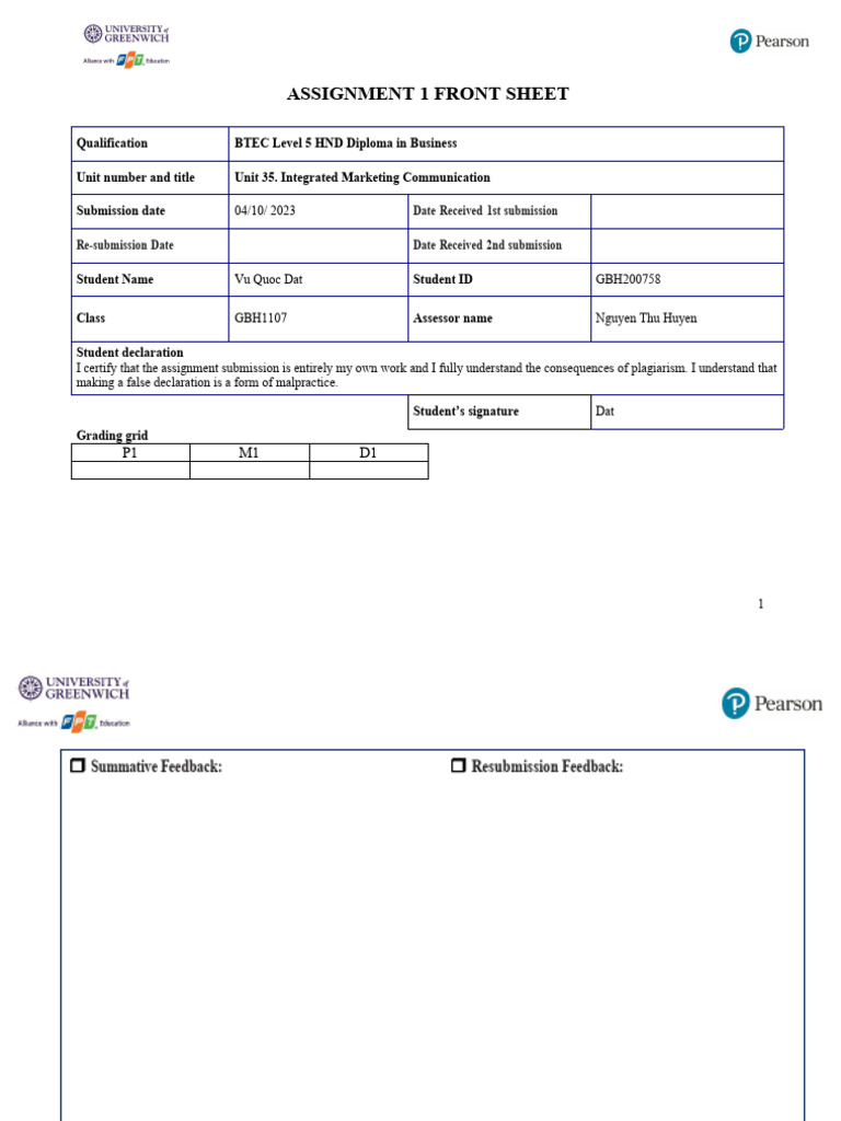 5123 Assignment 1 Final - GBH200758 | PDF | Advertising | Social Media
