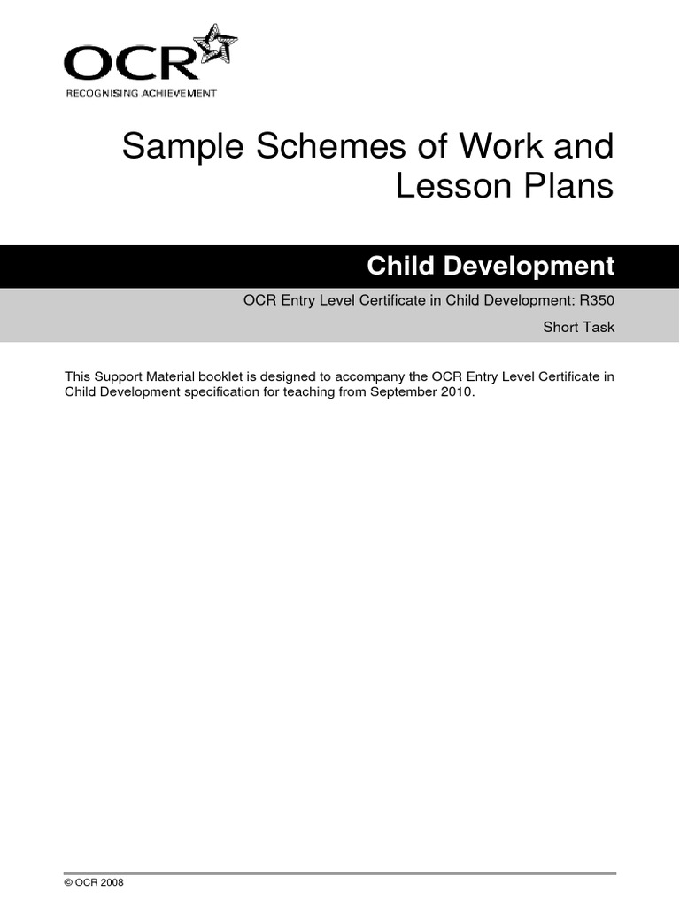 Scheme of Work Short Task | PDF | Teachers | Educational Technology