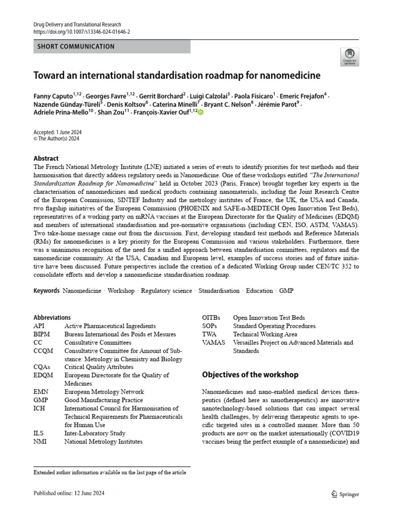 Nano | PDF | Metrology | Standardization