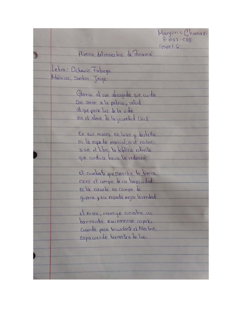 Himno y las reglas | PDF Himno y las reglas | PDF