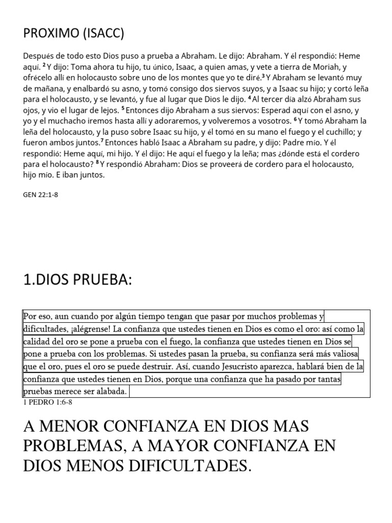 Proximo (Isacc) | PDF | Abrahán