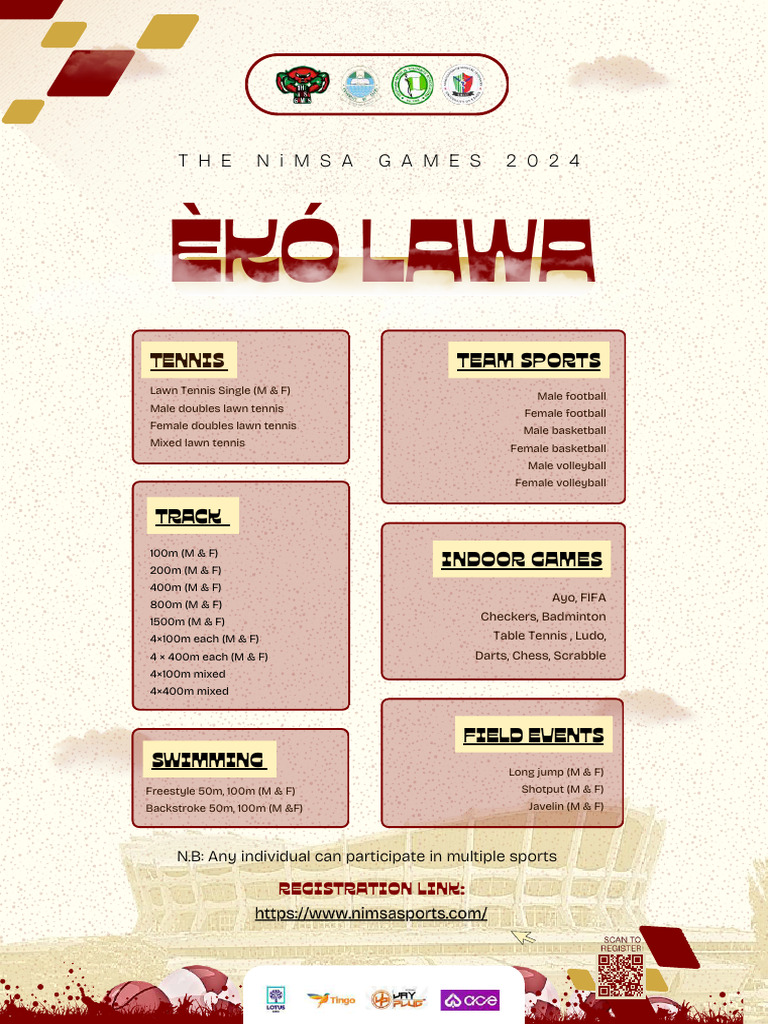 Nimsa Games'24 List and Modalities of Games - 20240717 - 182813 - 0000 - Compressed | PDF ...