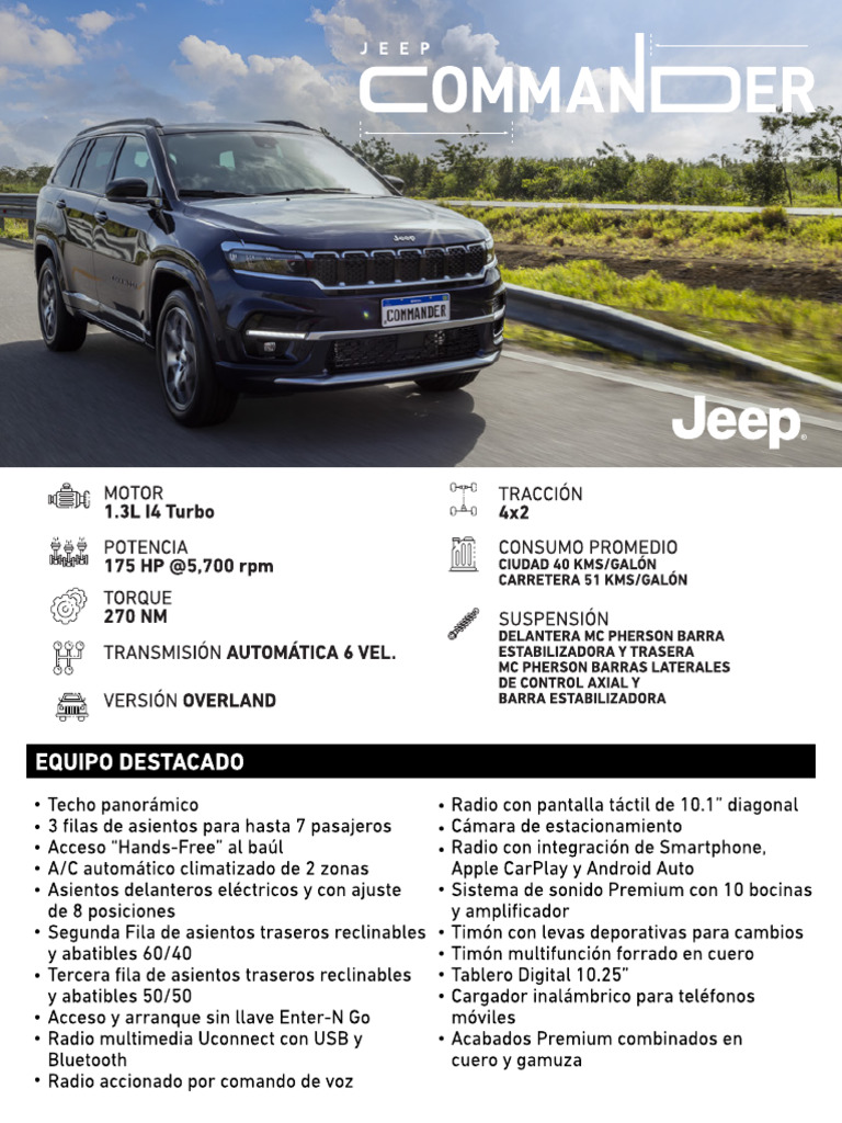 Jeep Commander GT | PDF