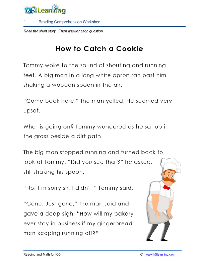 Grade 3 Story How To Catch A Cookie (1) 1 6 | PDF