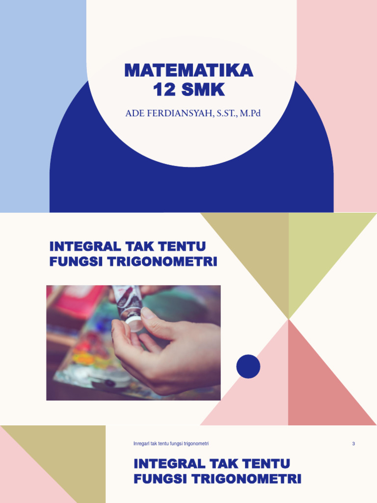 02 Integral Fungsi Trigono - Matematika Xii - 240130 - 083249 | PDF