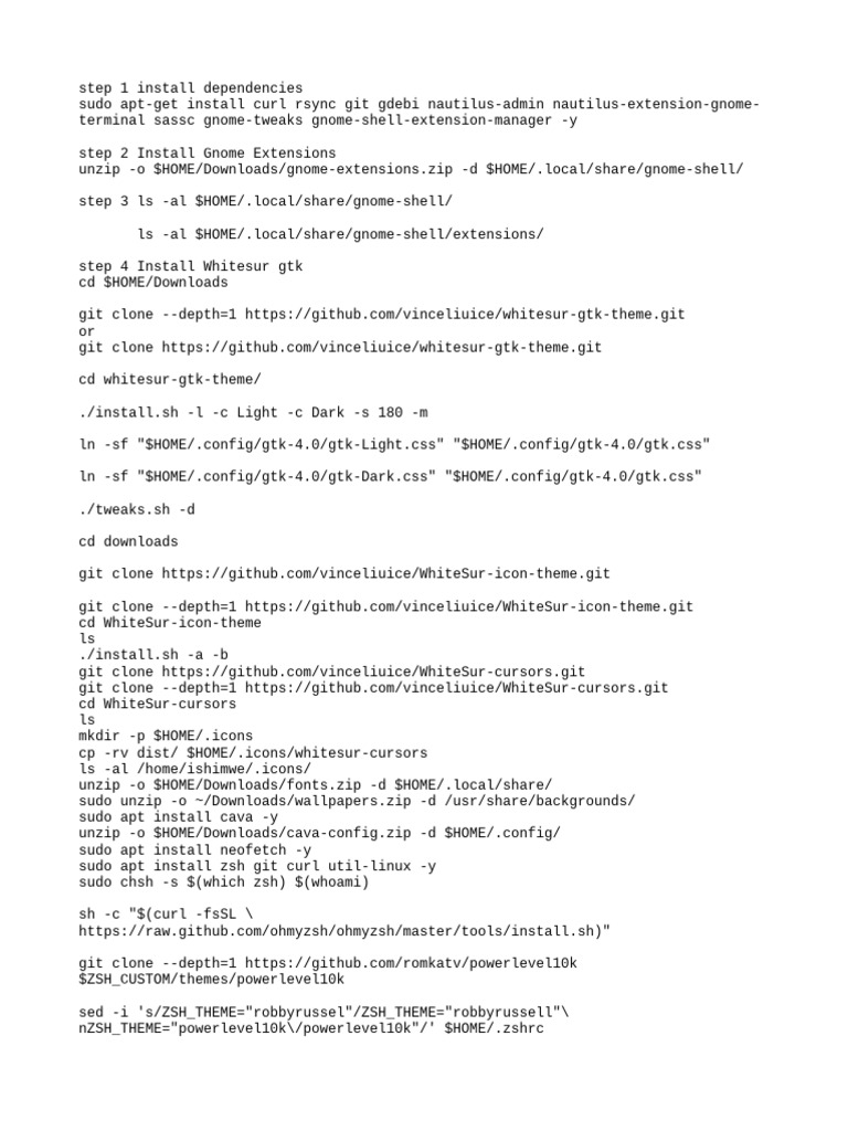 Ubuntu Customization Scripts | PDF | Free Software | Graphical User ...