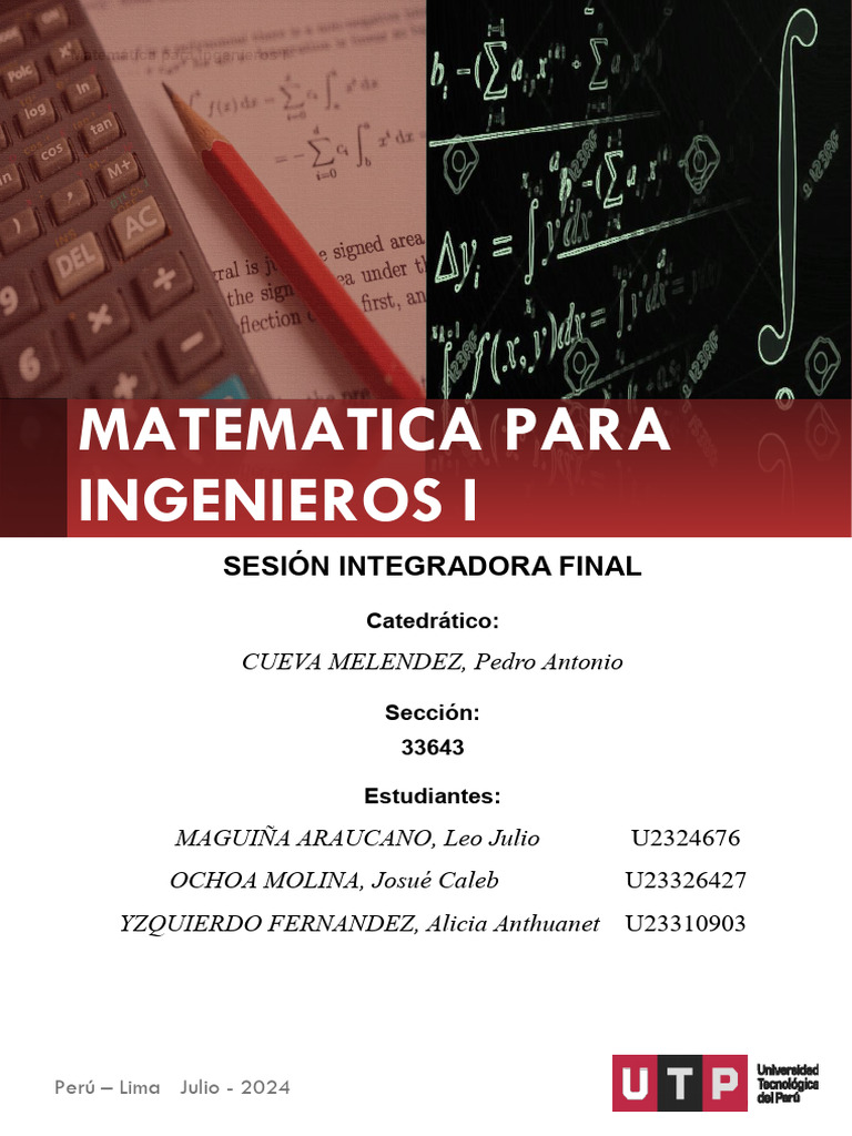 Portafolio de Ejercios de Mate 1 | PDF | Integral | Derivado