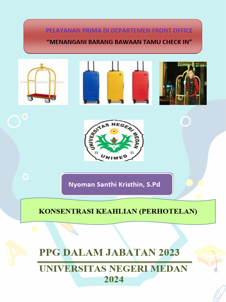 MODUL AJAR Pelayanan Prima Menangani Barang Bawaan Tamu | PDF | Karier & Perkembangan | Seni