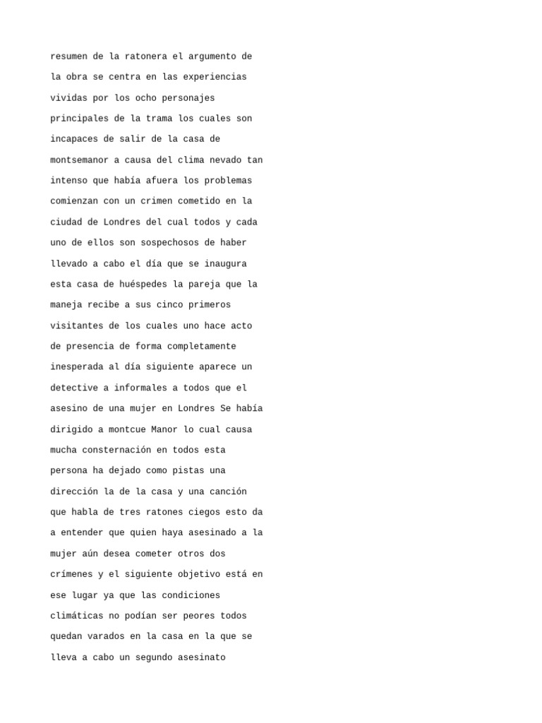 Resumen del libro La ratonera (Agatha Christie) [DownSub.com] | PDF