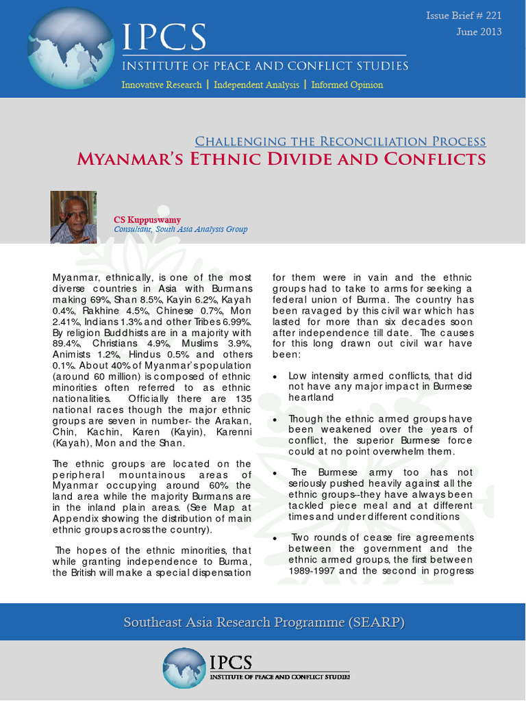 IB221 Kuppusamy Myanmar | PDF | Myanmar