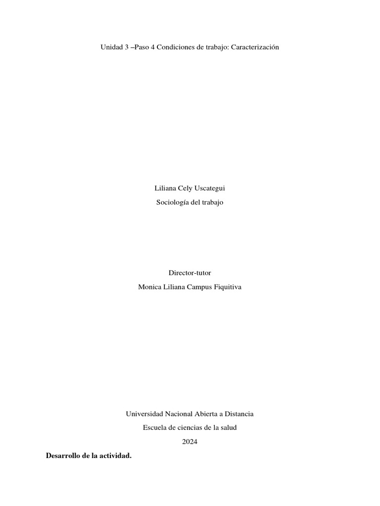 Sociologia4 LilianaCely | PDF | Business | Empleo