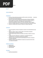Secuencia Seres Vivos y Elementos Sin Vida Primer Grado 2024 | PDF ...