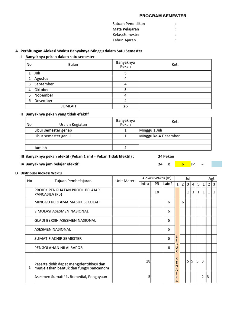 Format Prosem KM 2024 | PDF