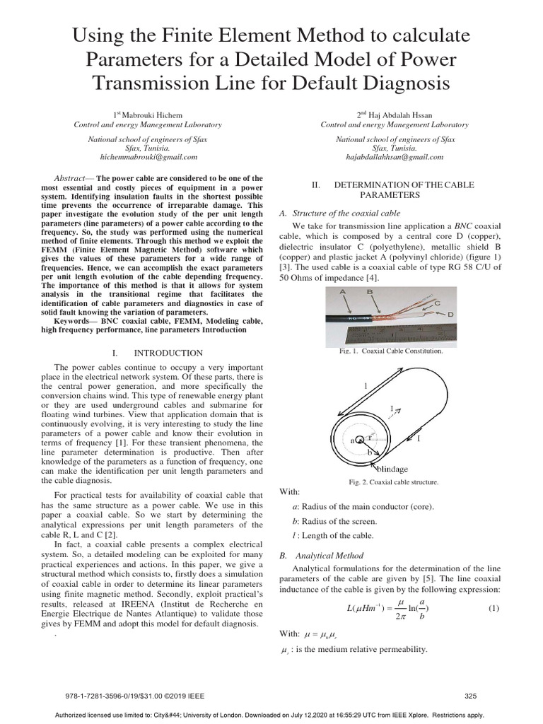 Using The Finite Element Method To Calculate | PDF | Inductance ...