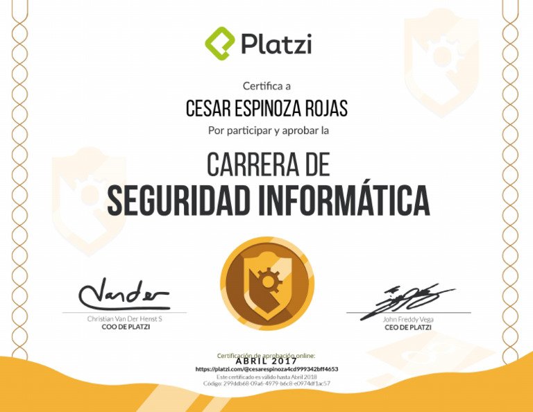Diploma Seguridad Informatica | PDF