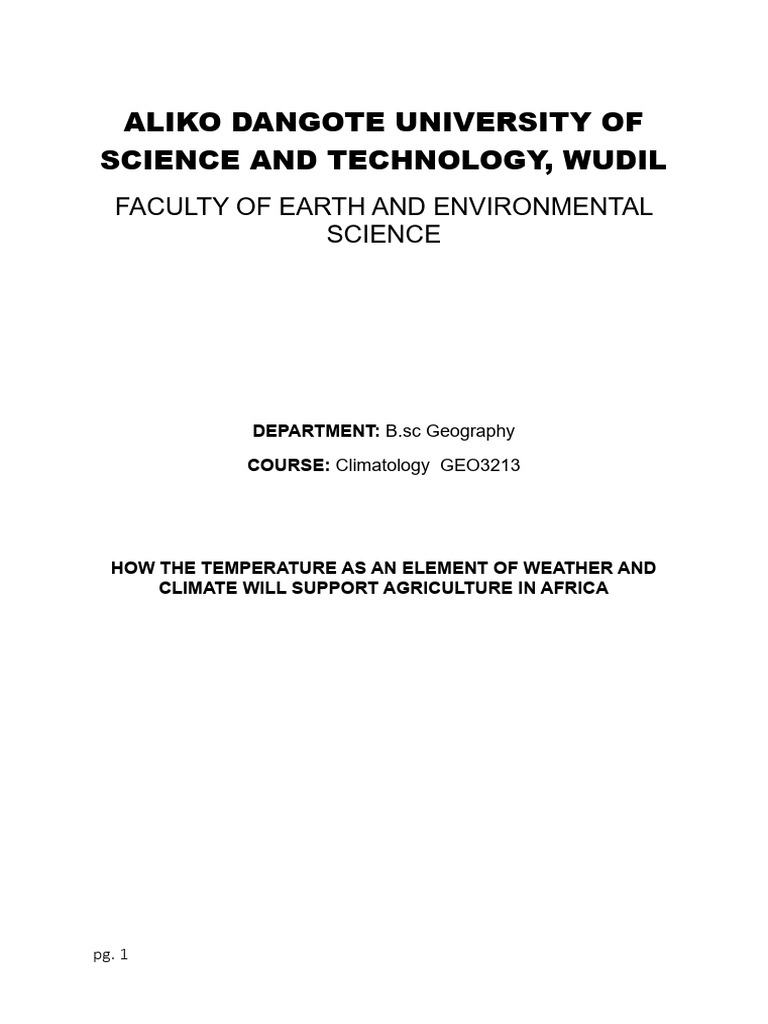 Climatology Presentation V 0.2 | PDF | Agriculture | Plant Nutrition