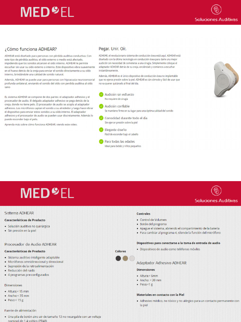 Adhear Caracteristicas | PDF