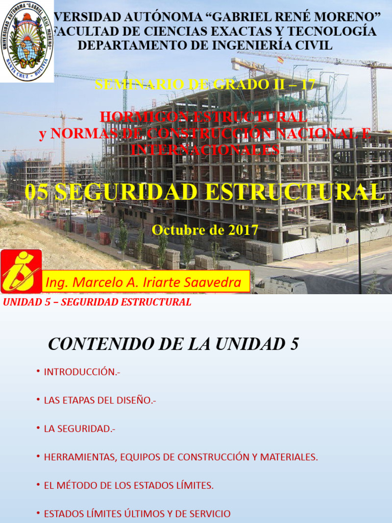 05 Seguridad estructural | PDF | Hormigón | Ingeniería estructural