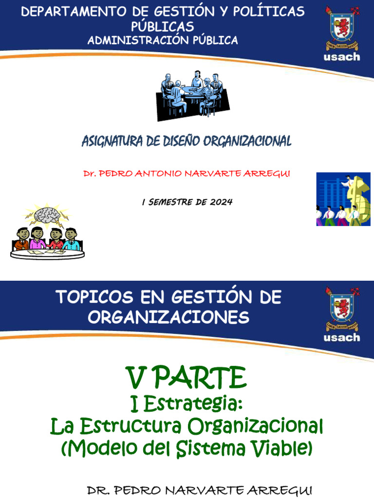 V Parte Diseno Organizacional v1 2024 Modelo Del Sistema Viable 566818 ...