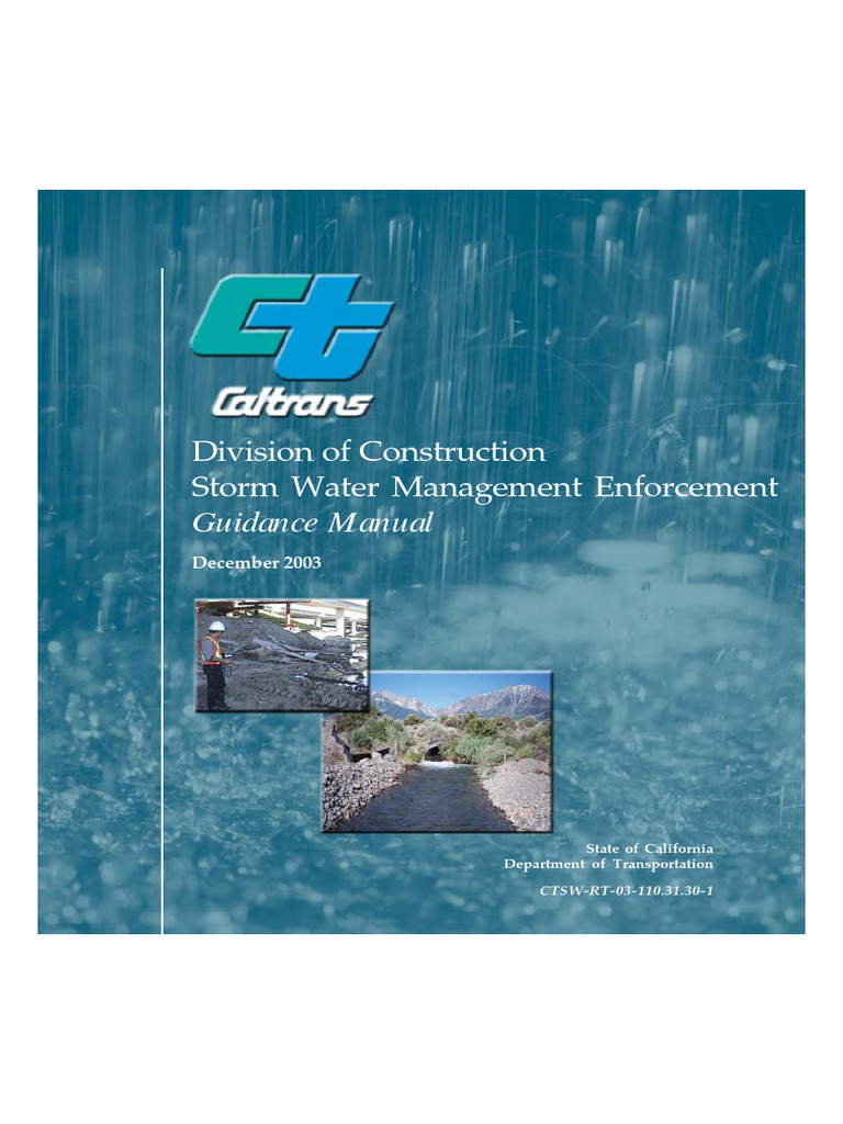 Enforcement Manual012404 | PDF | Clean Water Act | Stormwater