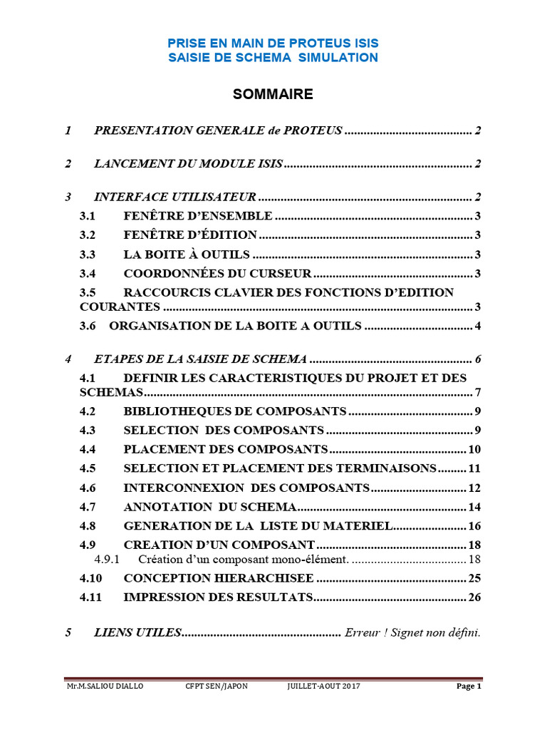Prise en main de Proteus ISIS 7 | PDF | Bouton (informatique ...