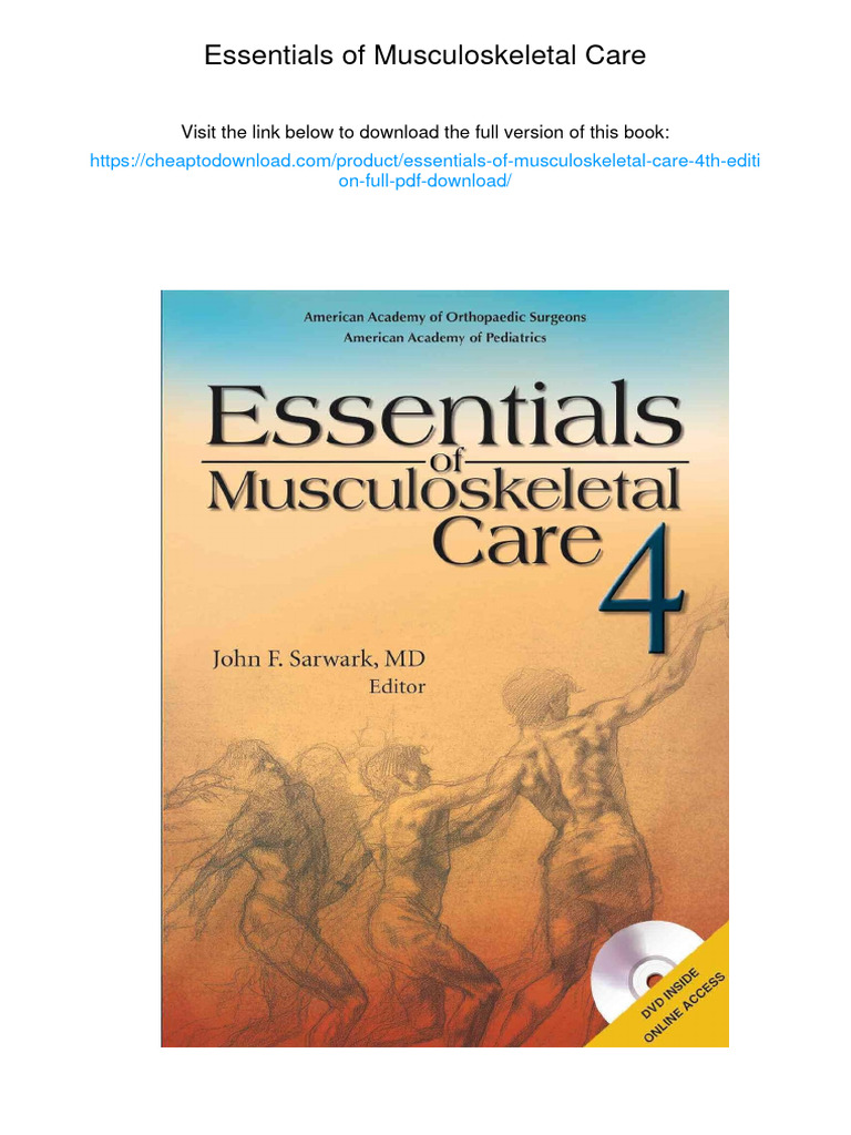 Essentials of Musculoskeletal Care. ISBN 089203579X, 978-0892035793 ...