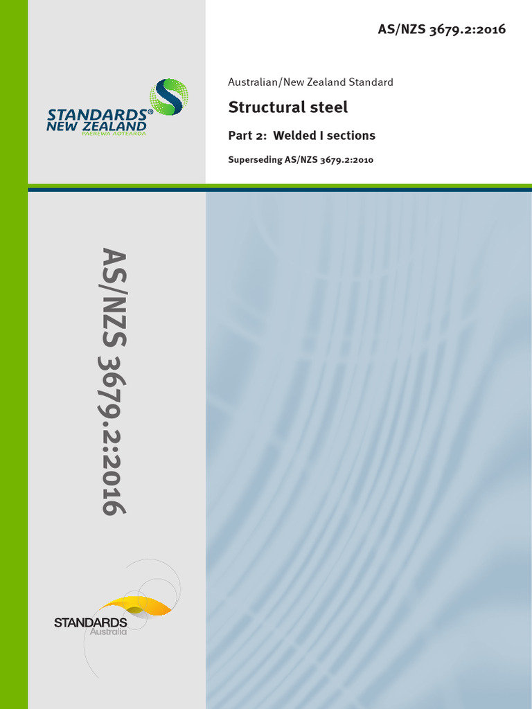 ASNZS3679.2-2016 Structural Steel - Part 2 Welded I Sections | PDF ...