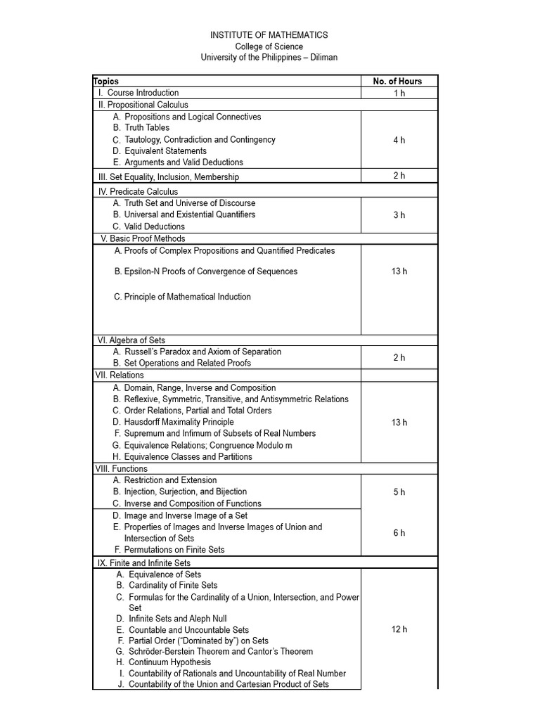 2 Math 108 Foundations of Abstract Mathematics Syllabus 022218 | PDF ...