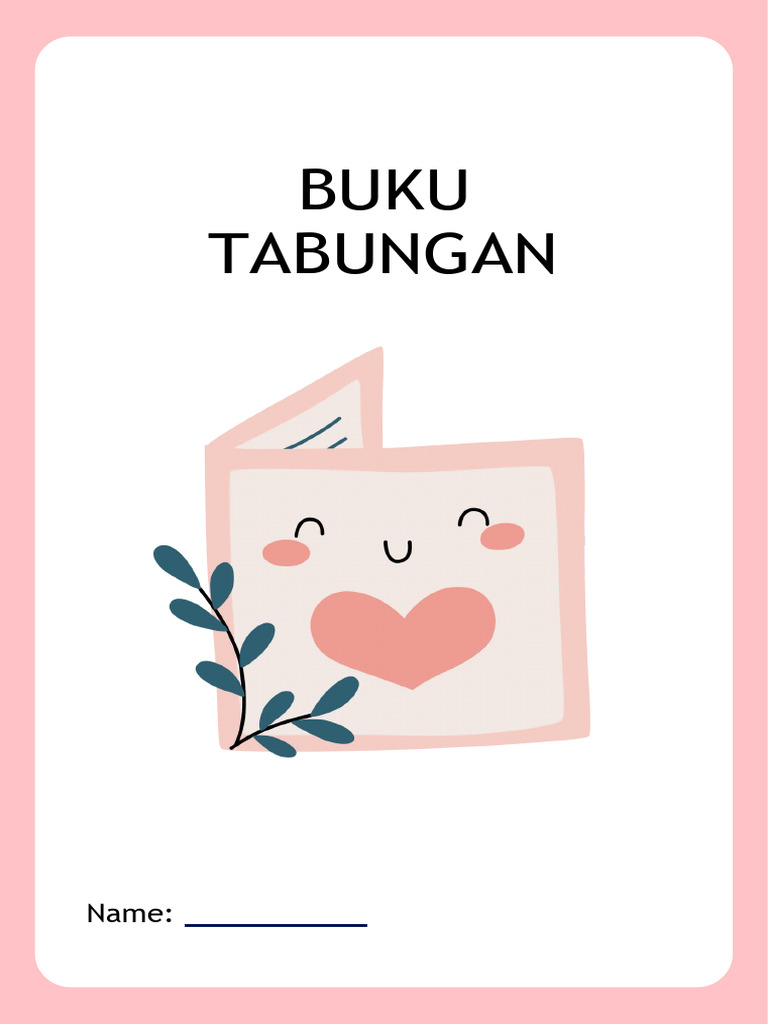 Rencana Merah Muda Imut Tabungan Target Bulanan | PDF