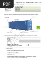 7 Point Container Inspecation Checklist | PDF | Building Technology ...