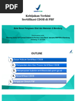 Sertifikat Cdob Pengajuan | PDF