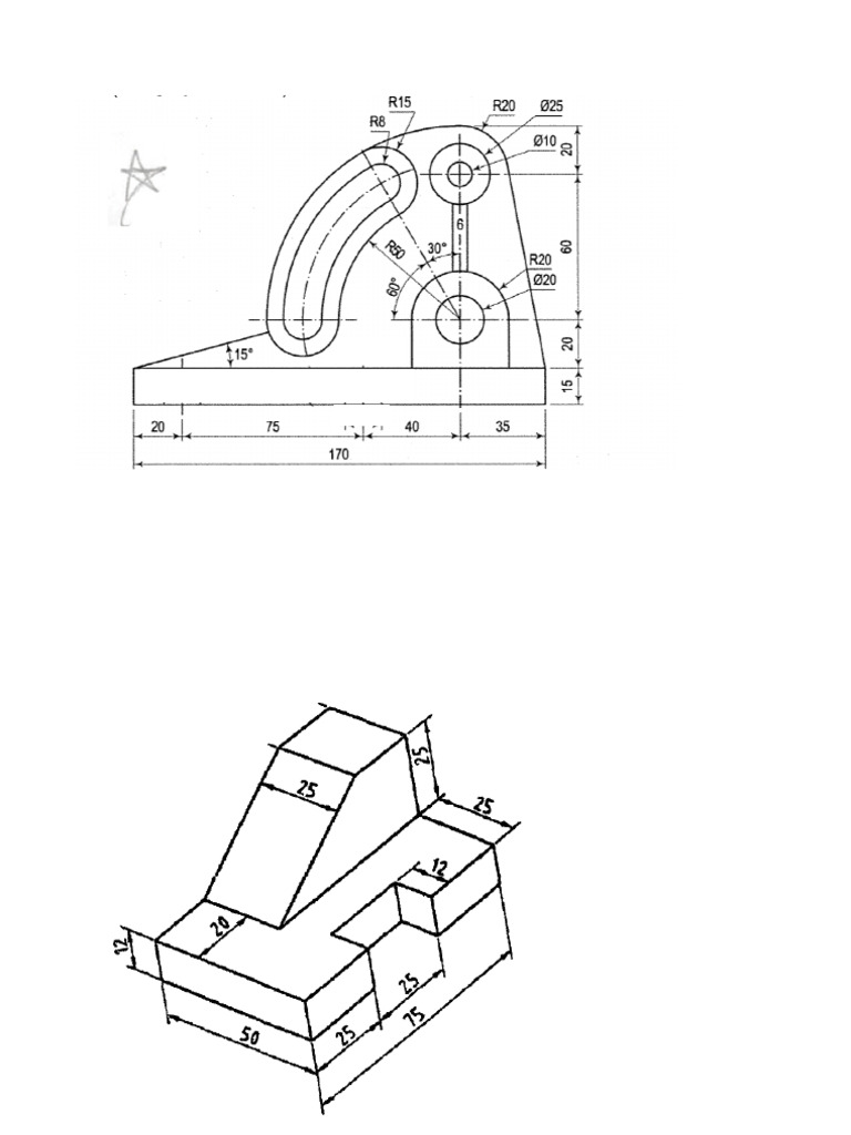 CAD Practice Figures | PDF