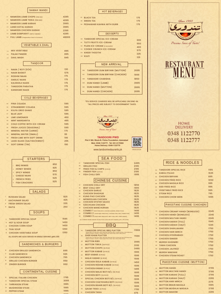 PWD Flyer Menu May 2024 - Compressed | PDF | Kebab | Indian Cuisine